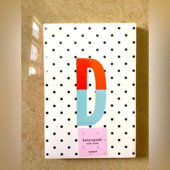 kate spade | Office | Kate Spade New York Sparks Of Joy Initial Notepad ...